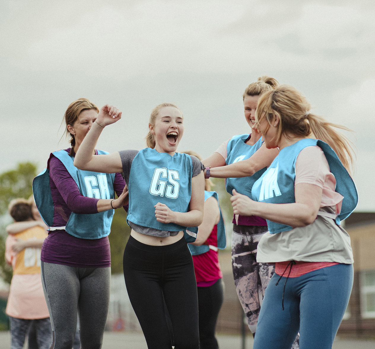 Netball Team Celebrating! | FreshcoPLC